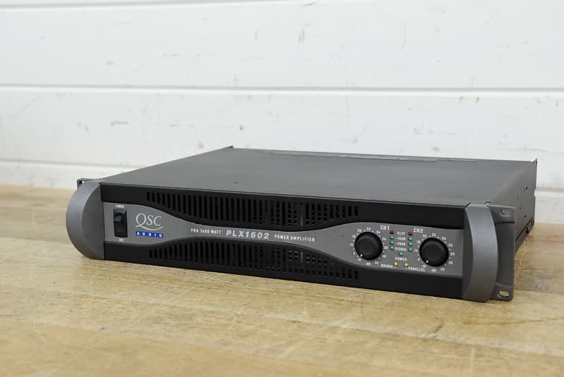 QSC PLX1602 2-Channel Power Amp (church owned) CG00JBC | Reverb