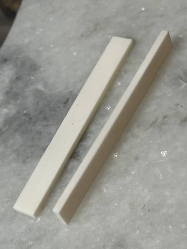 Bob Colosi Vintage Bone Saddle and Nut blanks. 2024 - Natural | Reverb