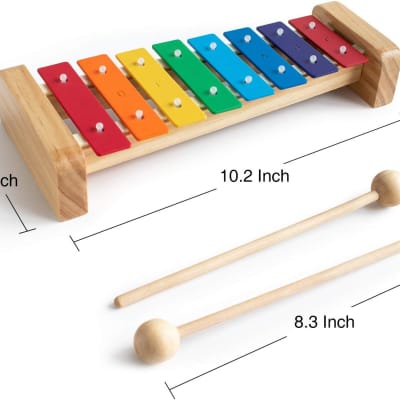 Xylophone for Kids Wooden Xylophone with Mallets Music | Reverb