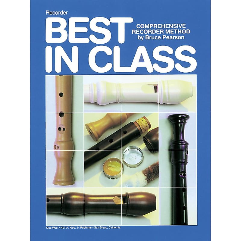 KJOS Best In Class Recorder Method Book | Reverb