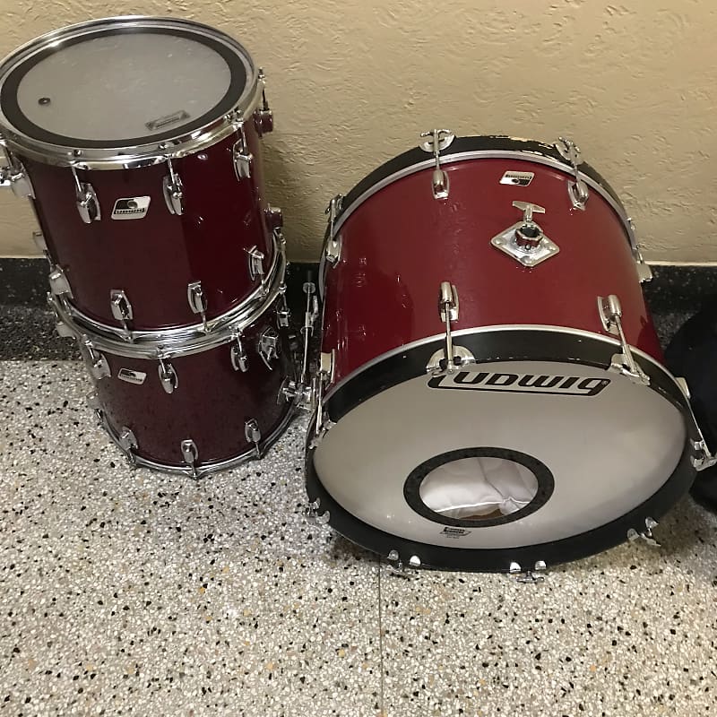 Ludwig Rocker/Rocker II Early 80s Red | Reverb