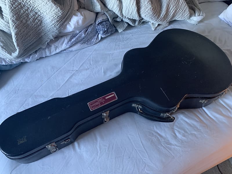 Calton Dreadnaught guitar case 2000s Dark gray | Reverb