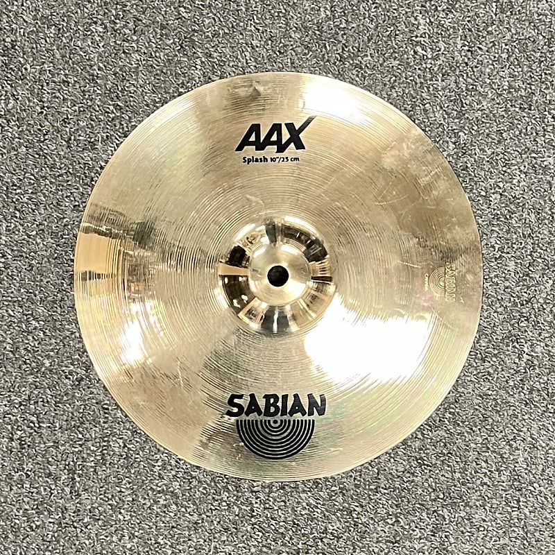 Sabian AAX 10-in Splash Cymbal, Old Logo, 256gm | Reverb