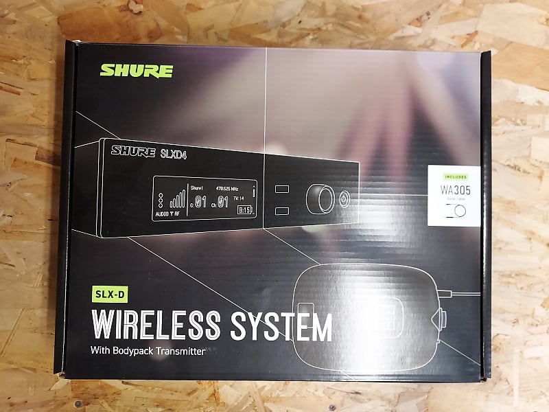 Shure SLXD14-G58 Combo System with SLXD1 Bodypack and SLXD4 | Reverb