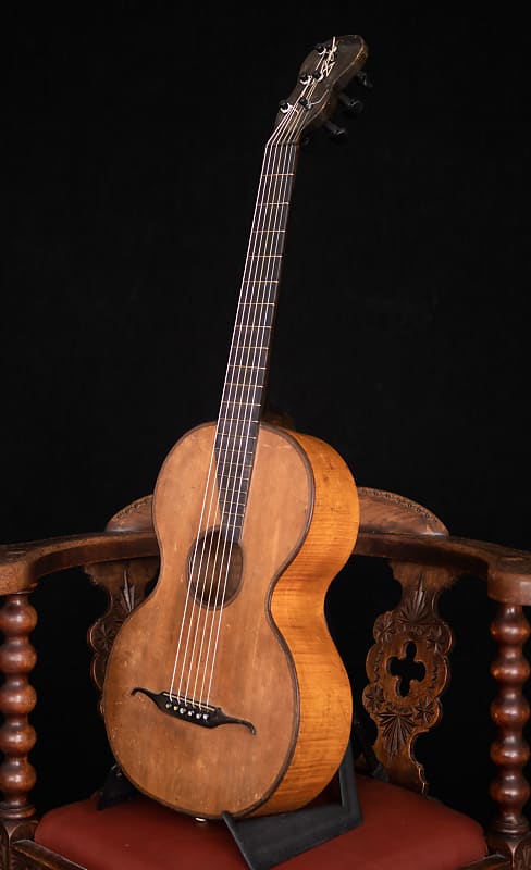 Original 19th Century Early Romantic Guitar - Viennese | Reverb