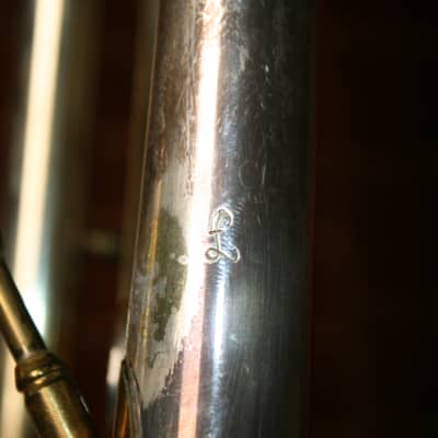 Reynolds Model 51 Sterling Silver bell Bb trumpet 1953 model | Reverb