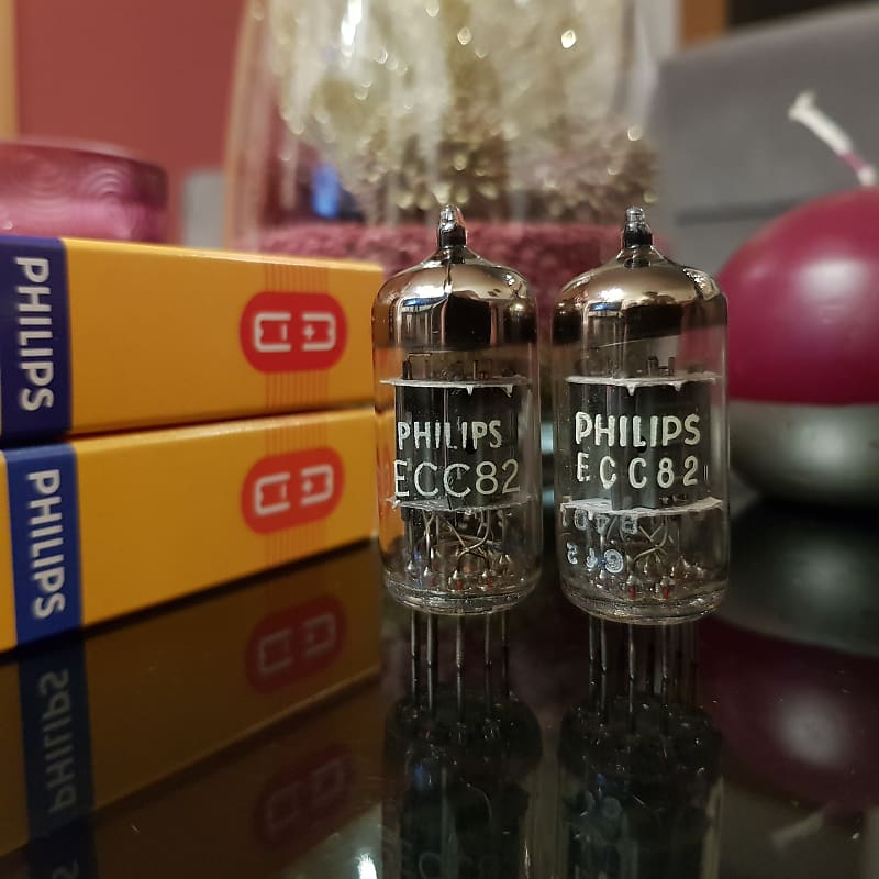 Mullard (Philips) 12AU7 ECC82 Blackburn Gf2 year | Reverb