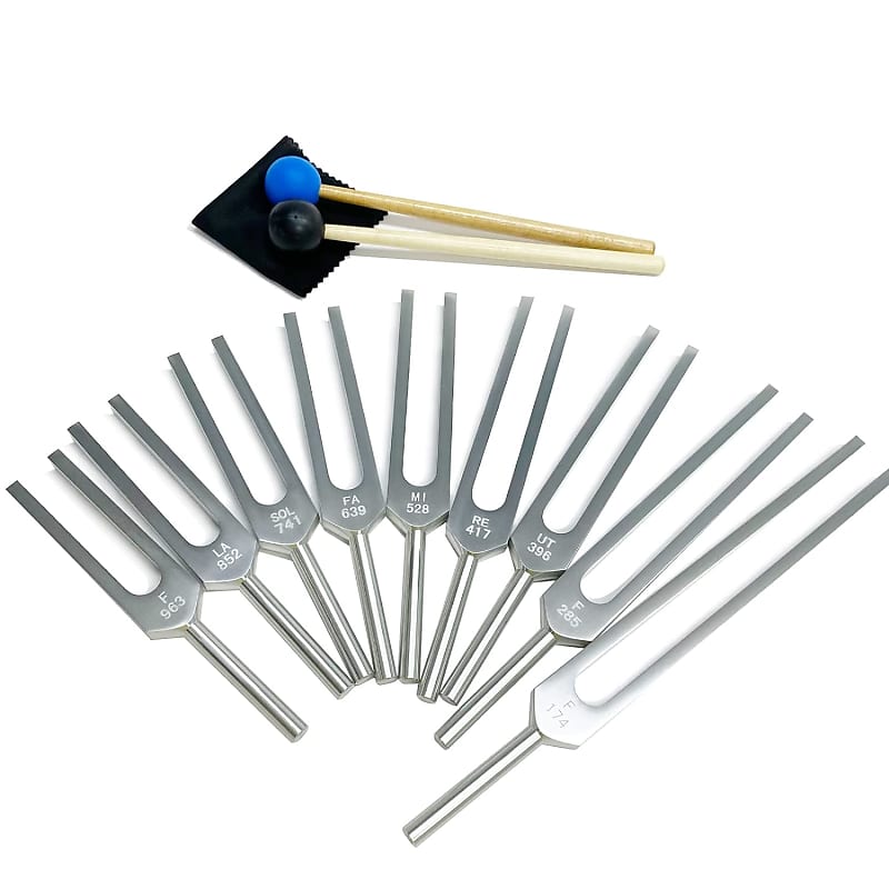 Solfeggio Tuning Fork Set - Solfeggio Tuning Forks For | Reverb