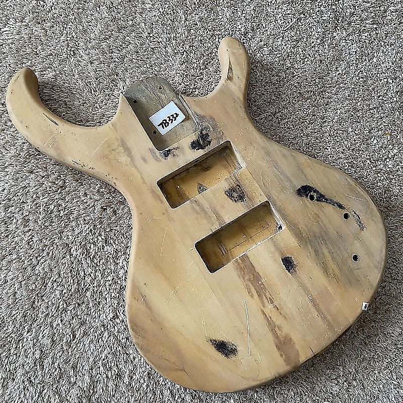Unfinished 4 String Bass Guitar Solid Body | Reverb