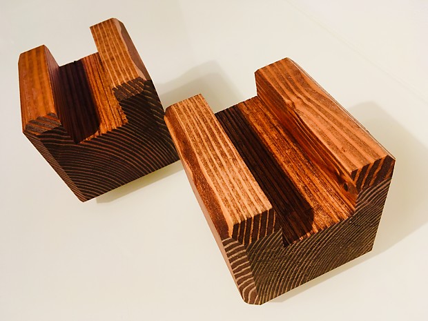 Pine Tree Audio Audiophile Cable Elevators 4x4" American Fir | Reverb