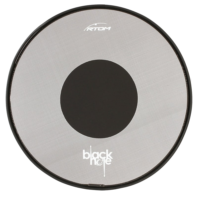 RTOM 20" Black Hole Snap-On Bass Drum Practice Pad | Reverb