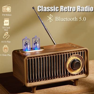Vintage Radio - Gold | Reverb