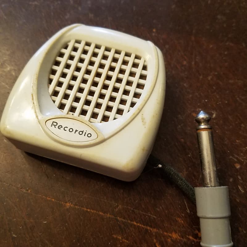 Turner 907 908 Recordio Silvertone/Heathkit Crystal Harp Mic | Reverb