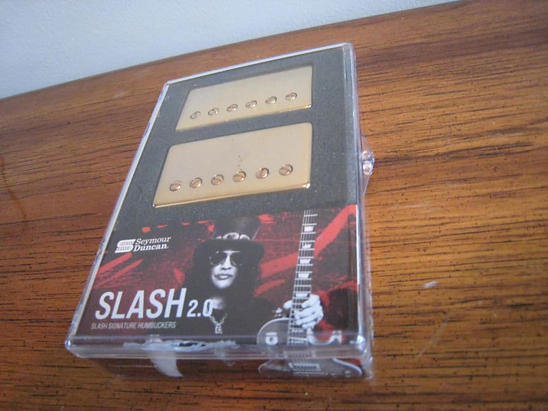 Seymour Duncan Slash 2.0 Humbucker Pickup Set - Gold | Reverb