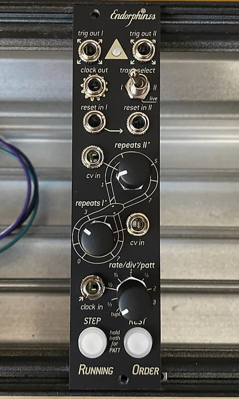 Endorphin.es Running Order - Black Euclidean Trigger | Reverb