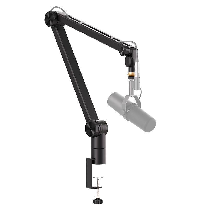 Boom Arm, Adjustable Mic Stand On Desk With 3/8'' To 5/8'' | Reverb