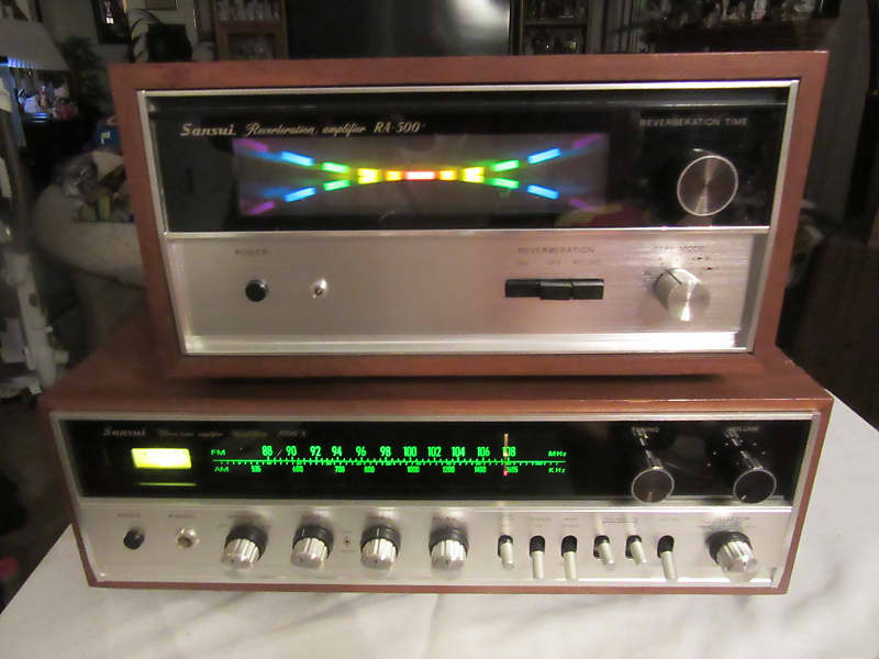 Vintage Sansui 1000X Receiver & RA 500 Reverb Amp | Reverb