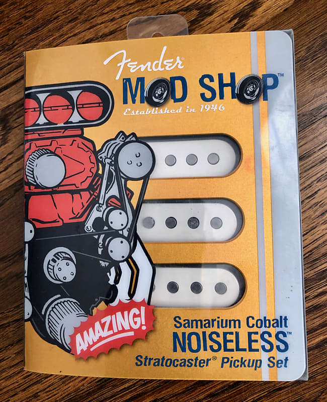 Fender Mod Shop Samarium Cobalt Noiseless Stratocaster | Reverb