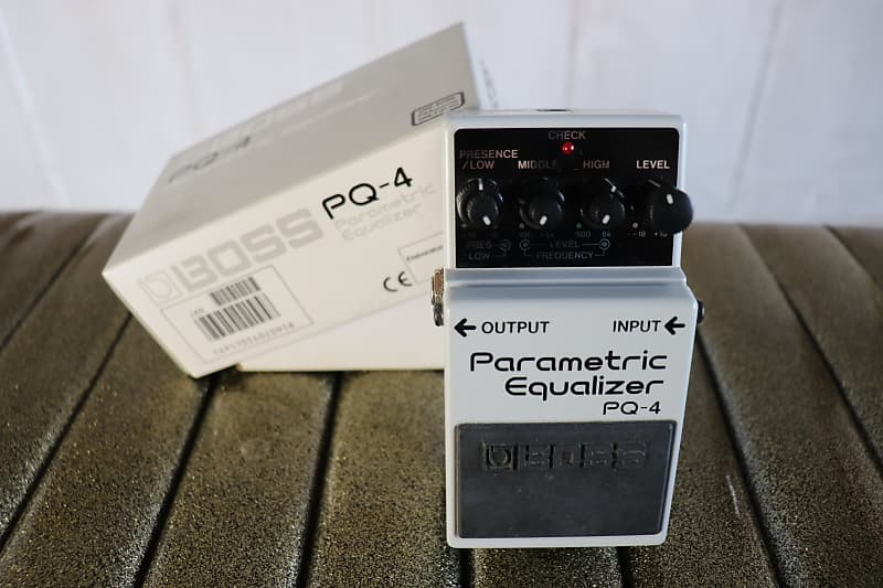 Boss PQ-4 Parametric Equalizer (Silver Label) Guitar Pedal | Reverb