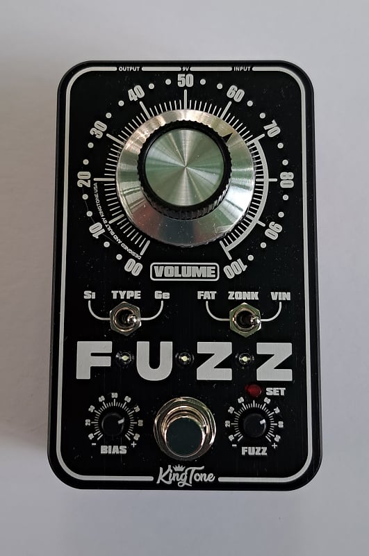 King Tone Guitar MiniFuzz v2 2022s - Black | Reverb