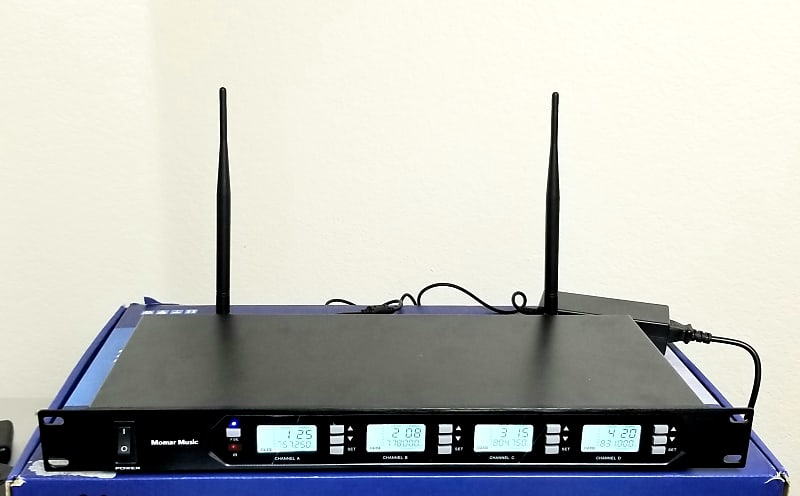 Momar Music Quad 4-channel Wireless System- Bodypacks, Lapel, | Reverb