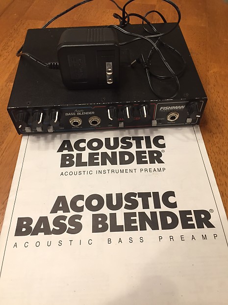 Fishman Acoustic Bass Blender Black | Reverb