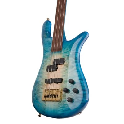 Spector USA Custom NS2 Fretless Bass Guitar - Desert Island - | Reverb