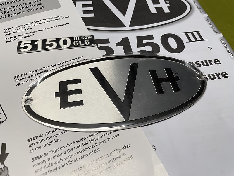 EVH 5150 III 2x12 Cabinet Parts - Tilt back legs, Head | Reverb