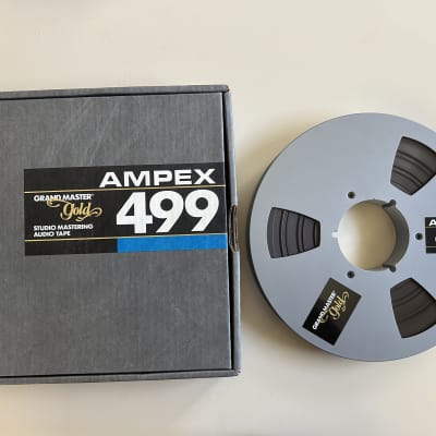 Pair Ampex Grandmaster 2” 10in reel 456 Master Audio Tapes, | Reverb