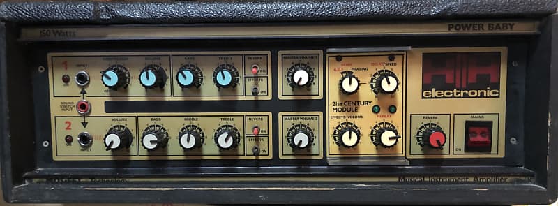 HH Electronic Power Baby Vintage Amplifier Head from England | Reverb