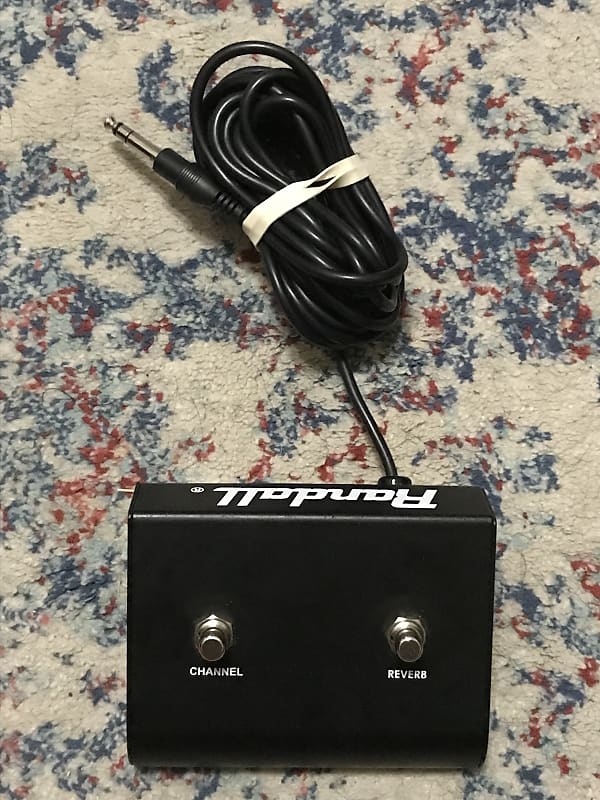 Randall 2 button footswitch Amp Channel Selector Switch w/ | Reverb