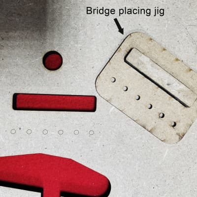 Electric Guitar routing template - Strat | Reverb