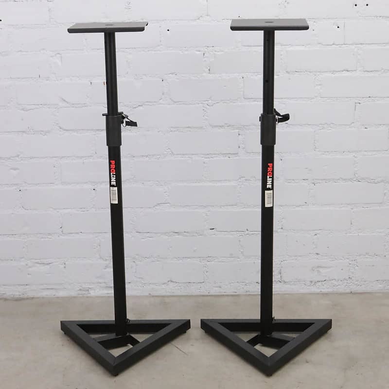 2 Proline PL6000P Adjustable Studio Monitor Speaker Stands | Reverb