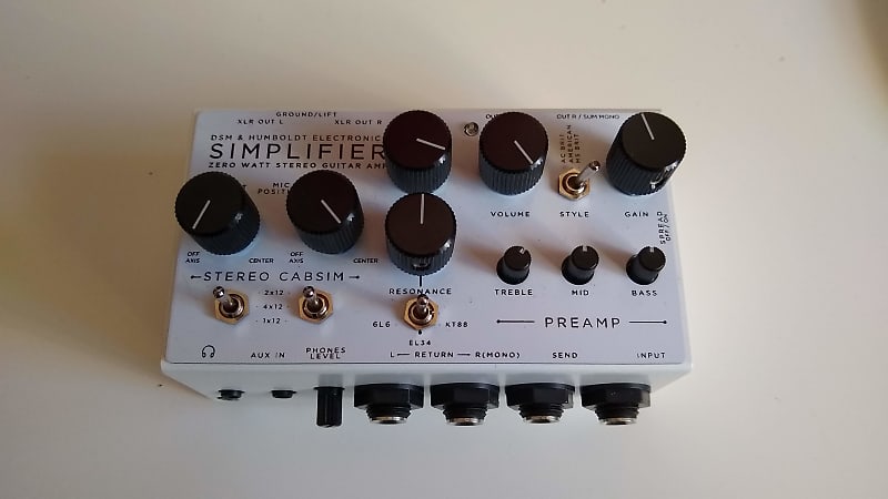 DSM & Humboldt Simplifier Amp and Cab Sim Pedal | Reverb