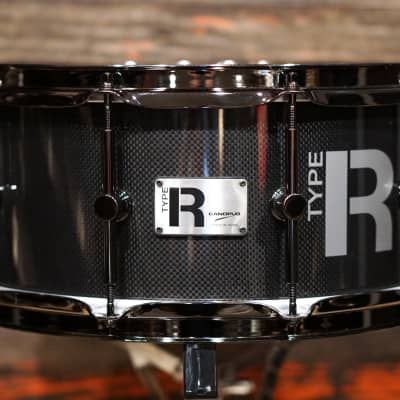 Canopus 6.5x14" Type-R "Cannon" Carbon Fiber Snare Drum - | Reverb