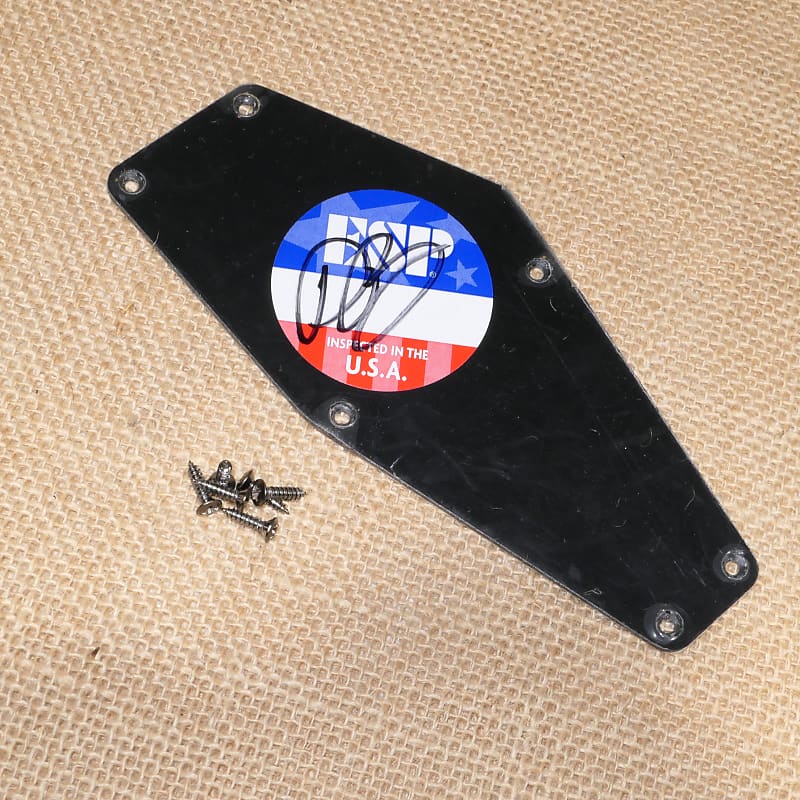 Genuine ESP LTD Control Cavity Cover Plate Black - Same Day | Reverb