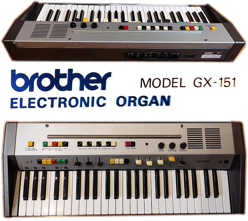 Brother Auto Emillion GX-151 Synthesizer / Organ - 1979 - | Reverb