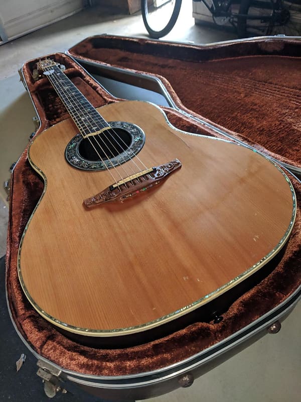 Ovation Custom Legend Model 1619 Late 70's Natural | Reverb