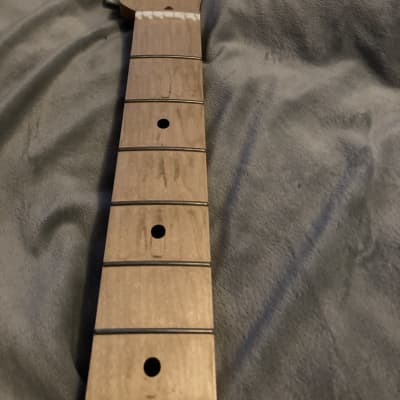 Warmoth telecaster neck, maple, fatback, hipshot tuners, | Reverb