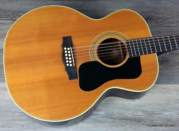 Vintage 1977 Guild F212XLNT Jumbo 12-String Acoustic Guitar | Reverb