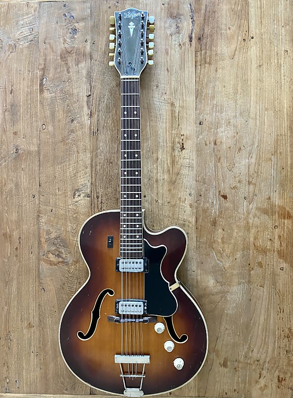 Hofner 457/12 Sunburst (circa 1966-67) | Reverb