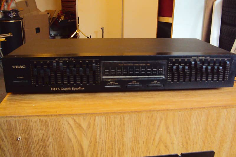 1990's TEAC EQA - 6 / 10 Band,Graphic Equalizer, Black | Reverb