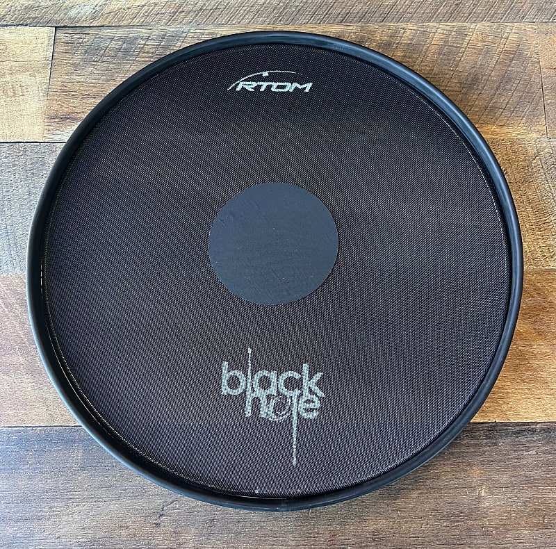 RTOM Black Hole Mesh Drum Practice Pad - 14" | Reverb