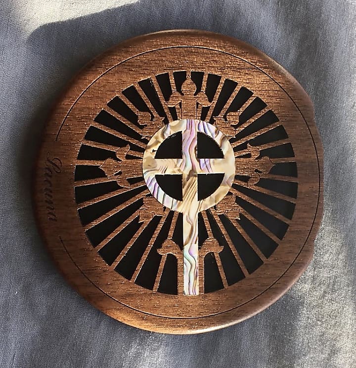 Lacuna Acoustic Art Soundhole Cover, Feedback Reducer | Reverb UK