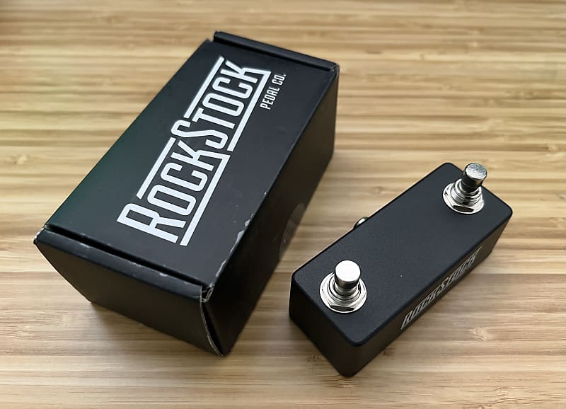 Rock Stock Dual Footswitch, TRS Auxiliary Guitar Pedal - | Reverb