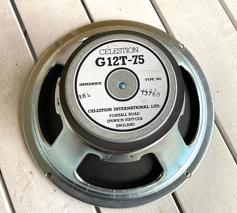 Celestion G12T-75 1980's / 16ohm excellent condition +++ | Reverb