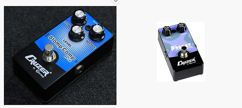 Cruzer/Belcat 2 Pedal Combo Phaser & Compressor US Free | Reverb