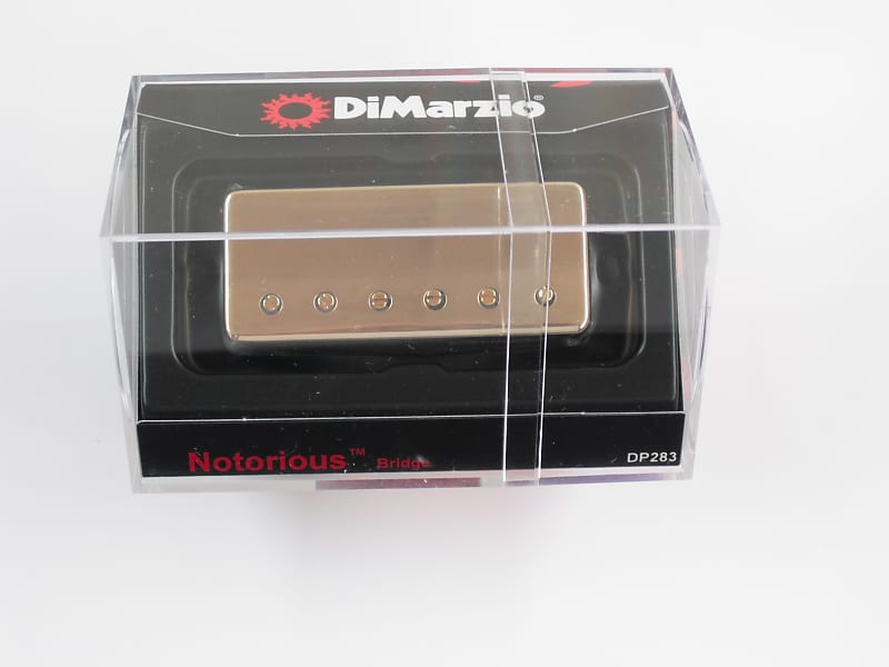 DiMarzio Notorious Minibucker BRIDGE W/Gold Cover DP 283 | Reverb