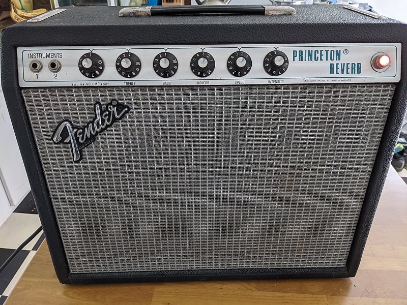1980 Fender Princeton Reverb 15-Watt - Celestion G12H30 | Reverb