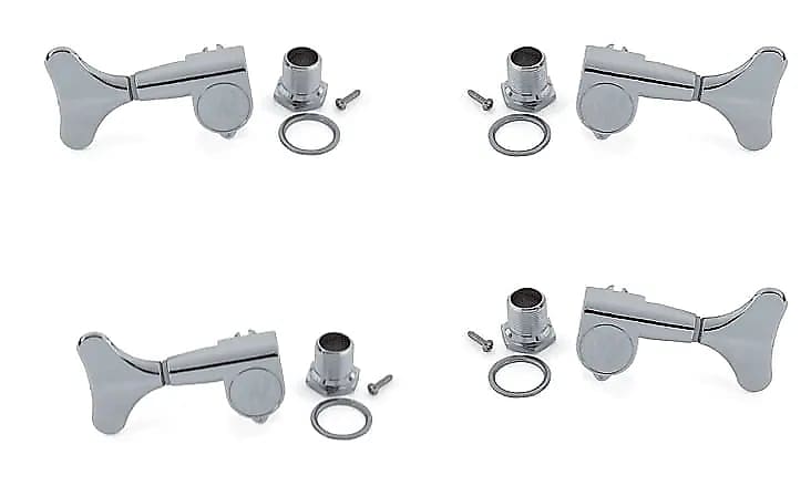 Warwick Bass Tuning Key Set of (4) each - Chrome - Chrome | Reverb